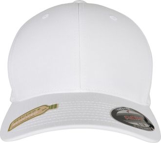 Flexfit Unisex Kappe Recycled Polyester Cap, Farbe White, Gr&ouml;&szlig;e L/XL