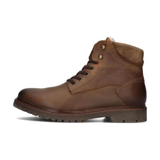 Mazzeltov Stilvolle Cognac Schn&uuml;rstiefel - - Shoes - Herren - Braun - 40 EU
