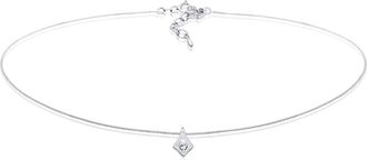 Elli Halskette Damen Astro Choker mit Kristalle in 925 Sterling Silber