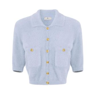 Elisabetta Franchi Damen, Strickwaren, Blau, SGröße