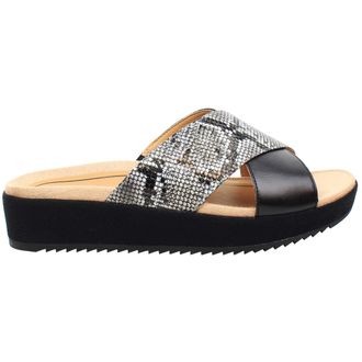 Vionic Hayden Snake Damen Schwarze Sandalen