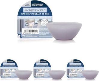 Yankee Candle Company Duftwachs | A Calm & Quiet Place | bis zu 8 Stunden Duft | 1 St&uuml;ck (Packung mit 4)
