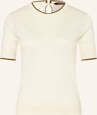 Max Mara Max Mara Studio Strickshirt Agenda Mit Seide weiss