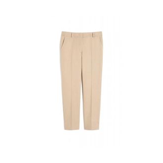 Max Mara Femme, Pantalons, Beige, Taille: 44 FR Pantalon slim
