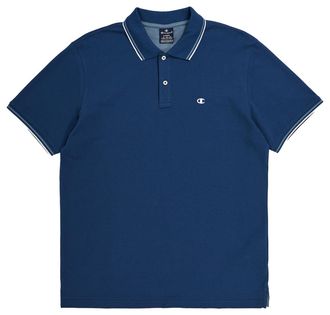 Champion Herren Legacy Polo Gallery Light Cotton Piqu&eacute; C-Logo Polohemd, Dunkelblau, S