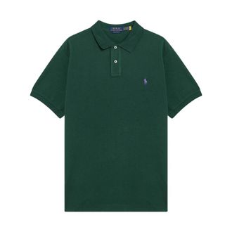 Polo Ralph Lauren Individuell angepasstes Slim-Fit Poloshirt - - Tops - Herren - Gr&uuml;n - M