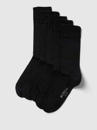 Mc Neal Socken mit elastischem Rippenb&uuml;ndchen im 5er-Pack