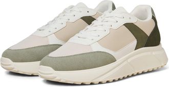 Jack & Jones Jack & Jones Aspire Runner Polyurethan Herren Wei&szlig;e Seetang / Bronzegr&uuml;ne Sneakers