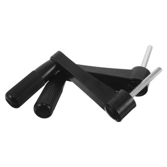 Garneck 2 St&uuml;ck 2 St&uuml;ck Kurbelgriff f&uuml;r Tischhebevorrichtung Handkurbel aus Verschlei&szlig;festem Material Ergonomischer Drehknopf f&uuml;r H&ouml;henverstellbare Schreibtis