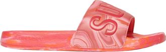 Superdry Damen Marble Badesandalen Hyper Feuer Pink Durchgehend Bedruckt 7-8