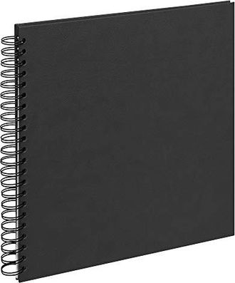 Walther Design Fotoalbum schwarz 30 x 30 cm Kunstleder 6SK3030C20B