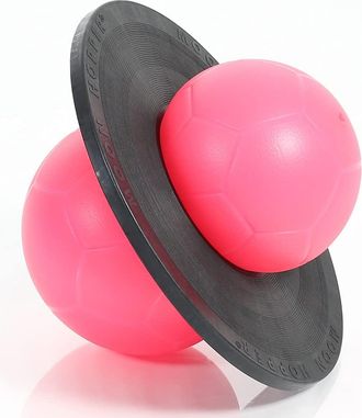 Togu Moonhopper Sport pink/schwarz - der H&uuml;pfball f&uuml;r Erwachsene und Kinder, bis 110 kg belastbar