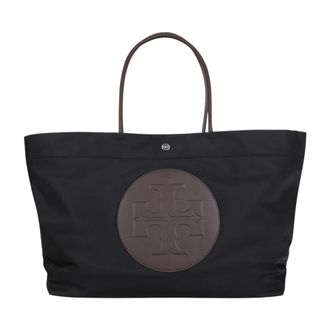 Tory Burch Ella Twist Reversible Tote - - Bags - Damen - Schwarzk - ONE SIZE