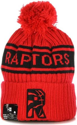 New Era NBA Entwurf Pom Pom Beanie Raptors - - Accessories - Herren - Rot - ONE SIZE