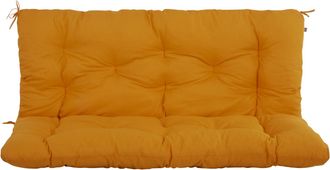 Patio Bankauflage 120x50 Frigiliana Auflage für Gartenschaukel Sitzbank einteilig mit Schnüren gesteppt