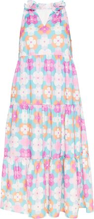 Usha Kleid Frauen mehrfarbig himmelblau