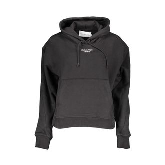 Calvin Klein Cotton Sweater - - Sweatshirts & Hoodies - Damen - Schwarzk - XL