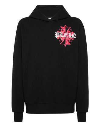 Philipp Plein Hoodie Sweatshirt Worldwide Crest