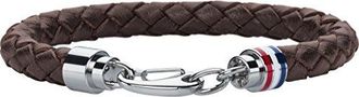 Tommy Hilfiger Jewelry Bracelet pour Homme en Cuir Marron - 2700530