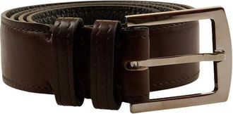Kiton Homme, Accessoires, Brun, Taille: 95 CM Ceinture en cuir de veau