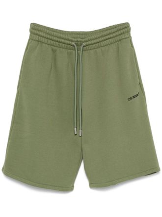 Off-white short &agrave; motif Arrows - Vert