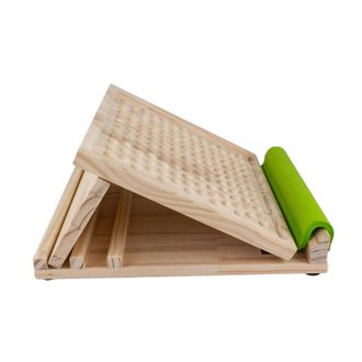 Harayaa Professioneller Wadendehner Aus Holz mit Schr&auml;gem Brett, 3 Stufig Verstellbar, Zum Dehnen von Waden in Der, rutschfest