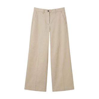 Nine In The Morning Wide Hosen - - Trousers - Damen - Beige - W25