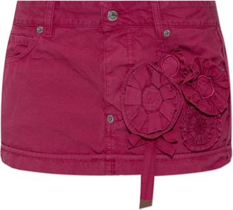 Dsquared2 Femme, Jupes, Rose, Taille: 34 FR D2s Champ Skirt