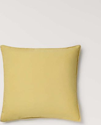 Mango Taie doreiller enfant coton lav&eacute; double surpiq&ucirc;re 60x60 cm moutarde - Home - 60x60cm - MANGO HOME