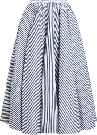 Patou Femme, Jupes, Bleu, Taille: 40 FR Jupe Midi &Eacute;lastiqu&eacute;e