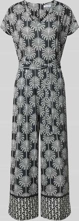 More & More Jumpsuit mit floralem Allover-Print