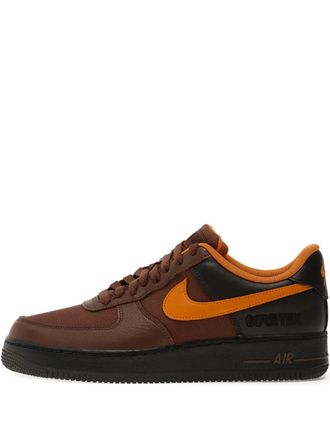 Nike baskets Air Force 1 Gore-Tex &agrave; logo - Marron