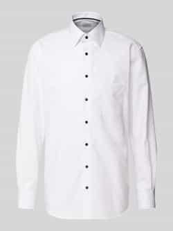 Eterna Modern Fit Business-Hemd mit Knopfleiste