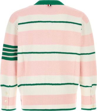 Thom Browne Lightpink Exterior: Cotton Maglie Sweater