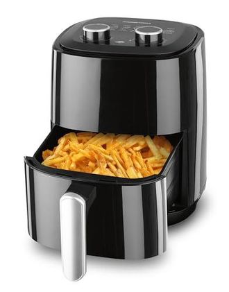 Gourmetmaxx Friteuse &agrave; air chaud 3,1 l, Airfryer avec minuterie de 60 minutes et 6 fonctions, d&eacute;cong&eacute;lation et chauffage inclus, friture &eacute;conome en &eacute;nergie et san