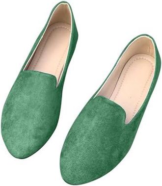 Generic Mocassins pour femme - Chaussures plates d&eacute;contract&eacute;es &agrave; enfiler - Couleur unie - Confortables - L&eacute;g&egrave;res - Polyvalentes - &Eacute;l&eacute;gantes - Chaussures de ma