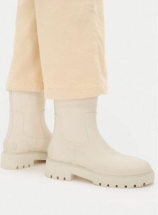 Calvin Klein Jeans Gummistiefel Mid Rainboot Rubber YW0YW02004 &Eacute;cru