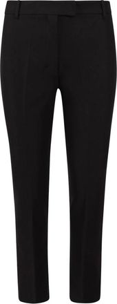 Max Mara Femme, Pantalons, Noir, Taille: 38 FR Pantalon en coton et viscose stretch