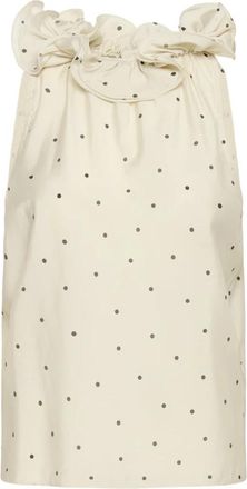 Karen by Simonsen Femme, Tops, Blanc, Taille: 36 FR Caroline Print