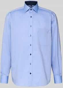 Eterna Comfort Fit Business-Hemd mit Brusttasche