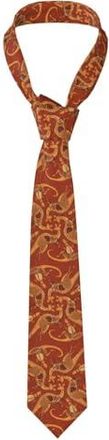 Generic Cravate Kangourou, Style Artistique Tribal Aborig&egrave;ne, Rouge Confortable Tie &Eacute;troit Cravates Homme Pour Mariage Affaires F&ecirc;te