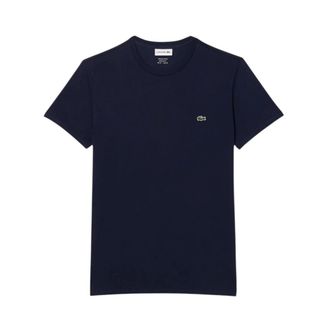 Lacoste T-shirt en coton Pima - Homme - Tops - Bleu - Taille: XL