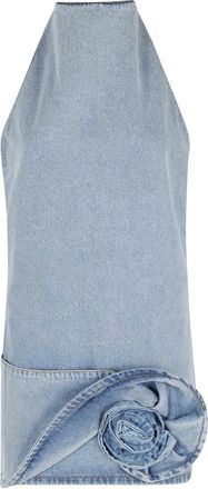 Magda Butrym Femme, Robes, Bleu, Taille: 34 FR Mini Robe en Jean