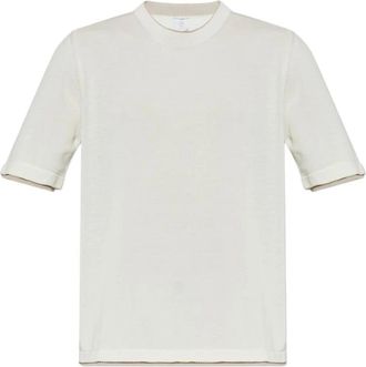 Eleventy Homme, Pulls, Blanc, Taille: XL T-shirt Col Rond