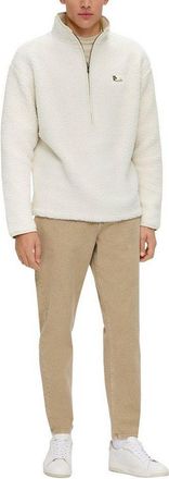 QS by s.Oliver Sweatshirt mit Label-Patch