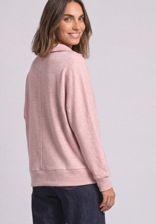 Street One Langarmshirt aus elastischem Materialmix