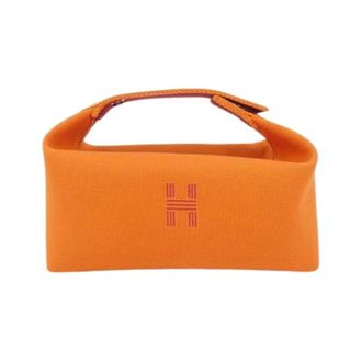 Herm&egrave;s Pochette Pre-owned - Femme - Pre-owned - Orange - Taille: ONE Size