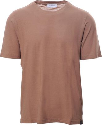 Gran Sasso Homme, Tops, Brun, Taille: XL Basic T-shirt