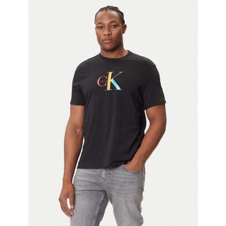 Calvin Klein Jeans T-Shirt Pride Graphic LV04RC800G Schwarz Regular Fit