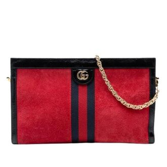 Gucci Sac bandouli&egrave;re Ophidia Pre-owned - Femme - Pre-owned - Rouge - Taille: ONE Size